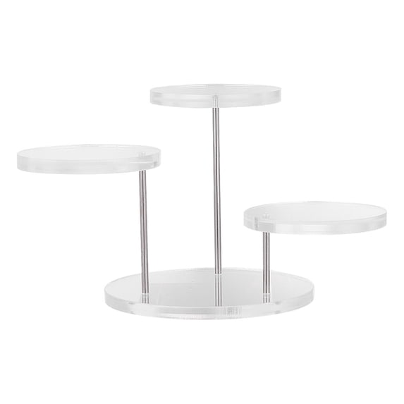 MRLESS TEHAUX Acrylic Display Stand 3 Tier Jewelry Tower for Home ...