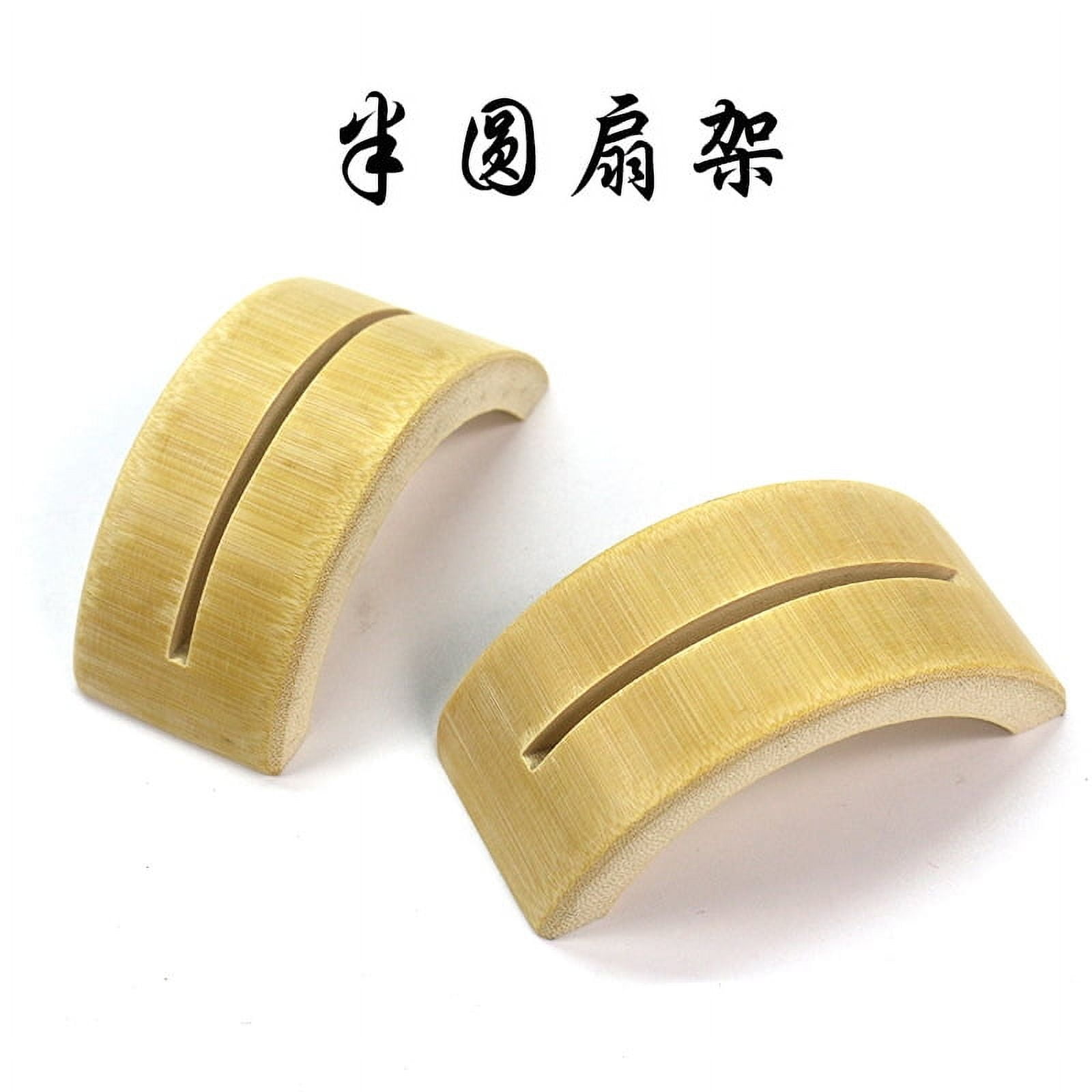 MRLESS Tabletop Bamboo Fan Display Stand Bamboo Japanese Fan Desktop ...