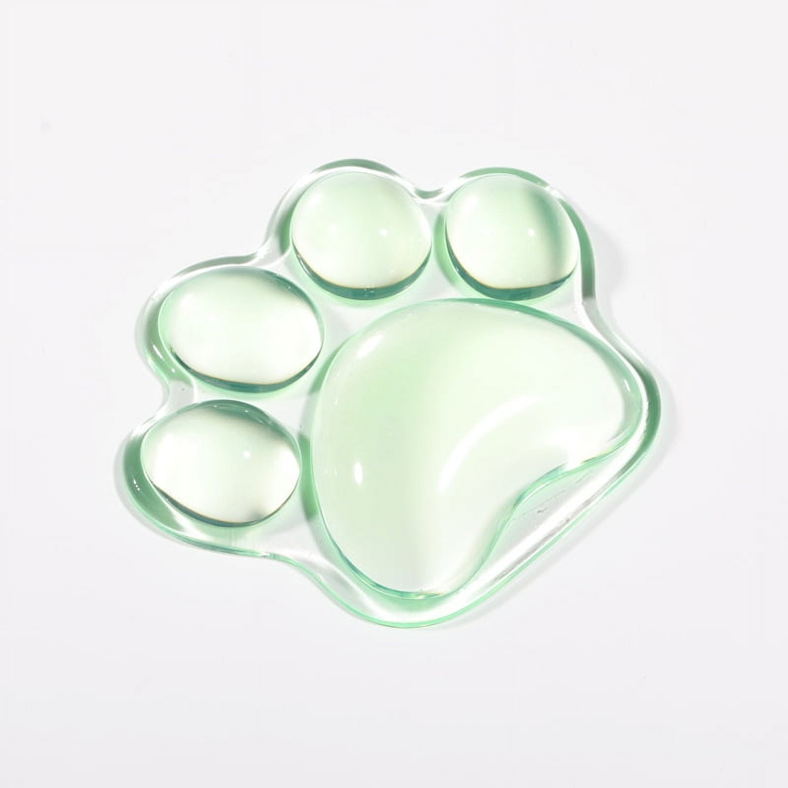 MRLESS Transparent Silicone Cat Paw Mouse Pad With Ergonomic Wrist Cushion For Office And Gaming ...