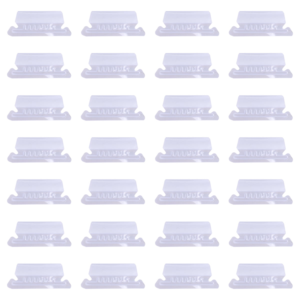 MRLESS Transparent Tooth Clamp PVC Label Holder Multifunctional ...