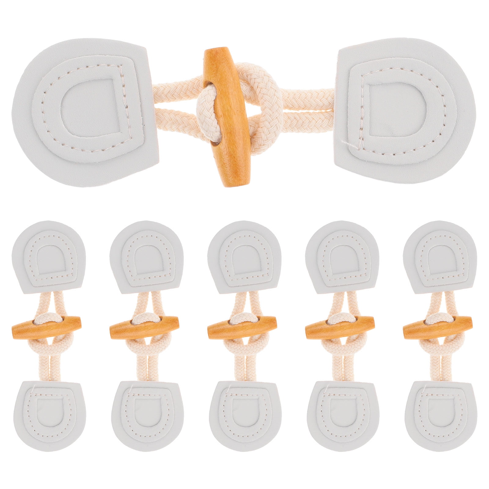 MRLESS Vintage Decor Jacket Coat Toggle Buttons with Wooden Horn for ...