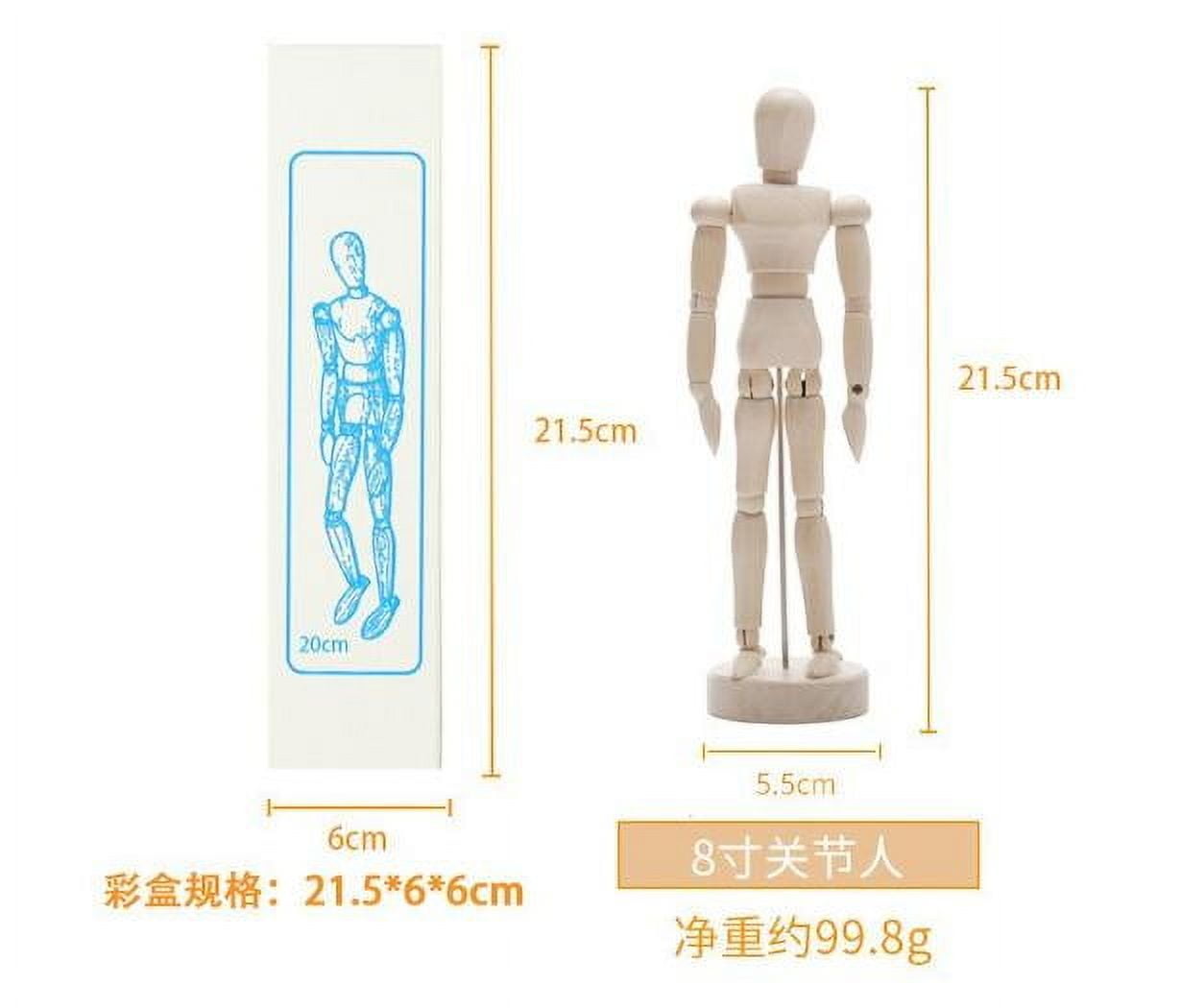 MRLESS Wood Mannequin Drawing Figure Model Movable Action Figure ...