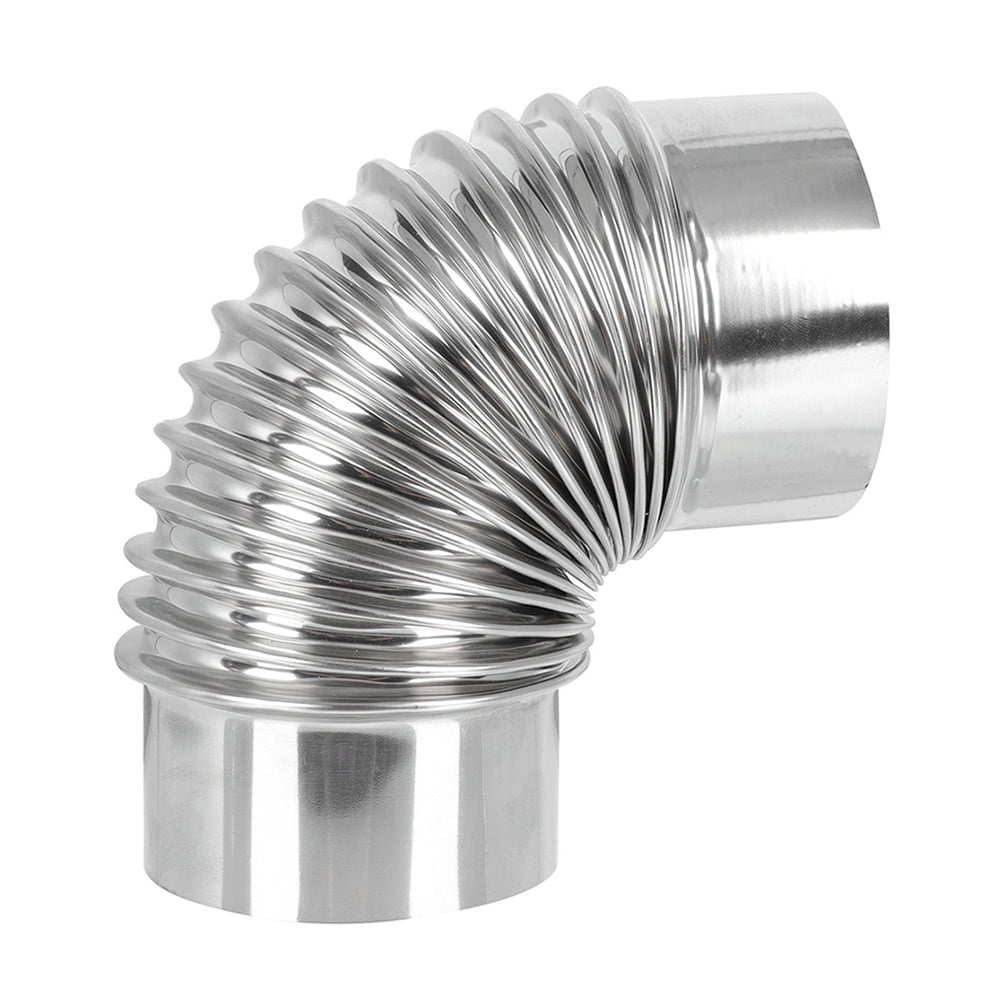 MRLESS Wood Stove Exhaust Pipe Chimney Extension Tube Iron Flue Pipe ...