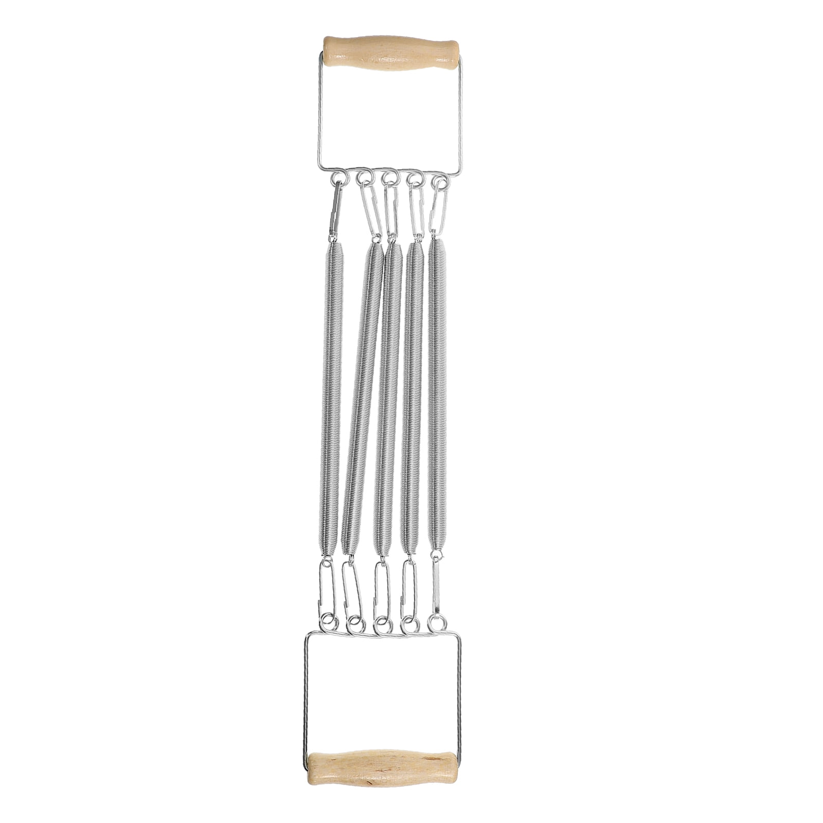 MRLESS Chest Expander with Wooden Handles and Removable Springs ...