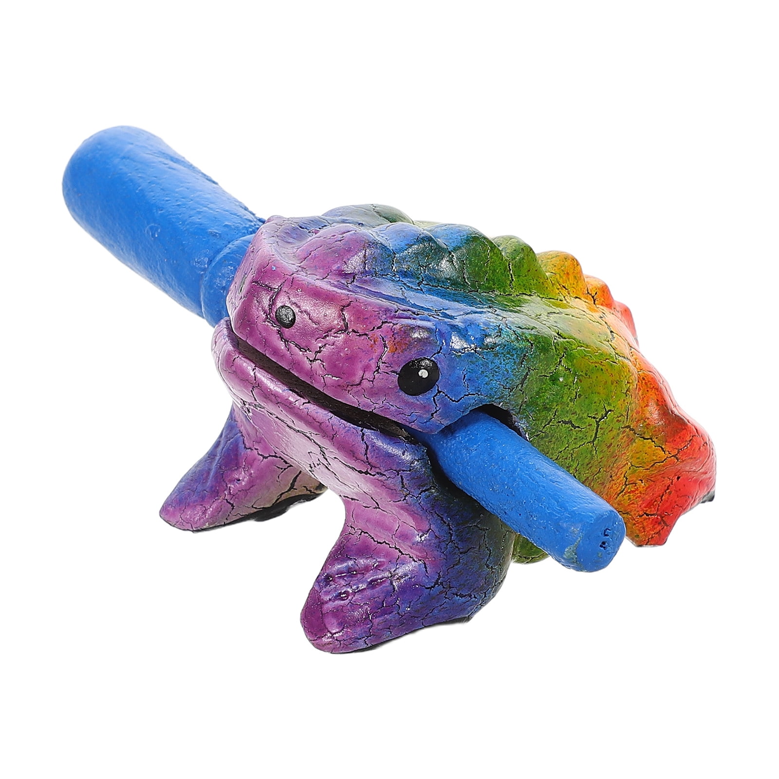 MRLESS Wooden Musical Instruments Toys Wooden Croaking Frog Noise Maker ...