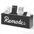 MRLESS Wooden Remote Control Storage Box TV Remote Holder Desk Caddy ...