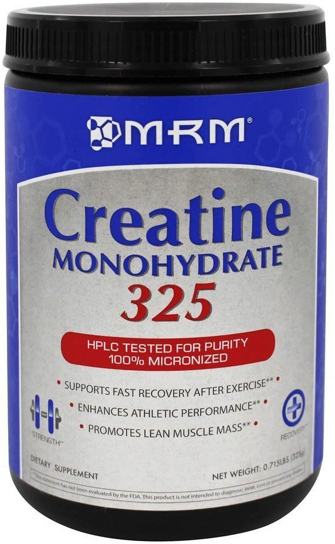 MRM Nutrition Creatine Monohydrate 325 , 11.5 oz (325 g) - Walmart.com