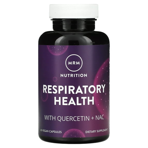 MRM Nutrition Respiratory Health with Quercetin + NAC, 60 Vegan ...