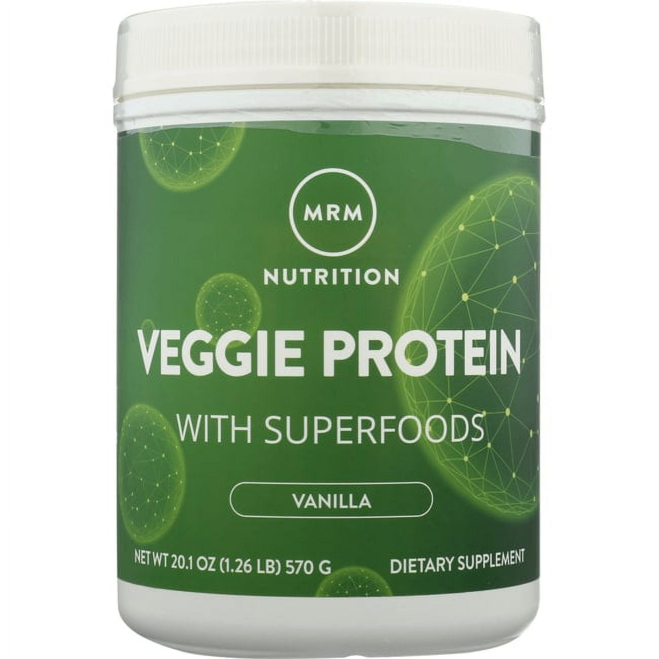 MRM Veggie Protein Powder, Vanilla, 22g Protein, 1.3 Lb - Walmart.com