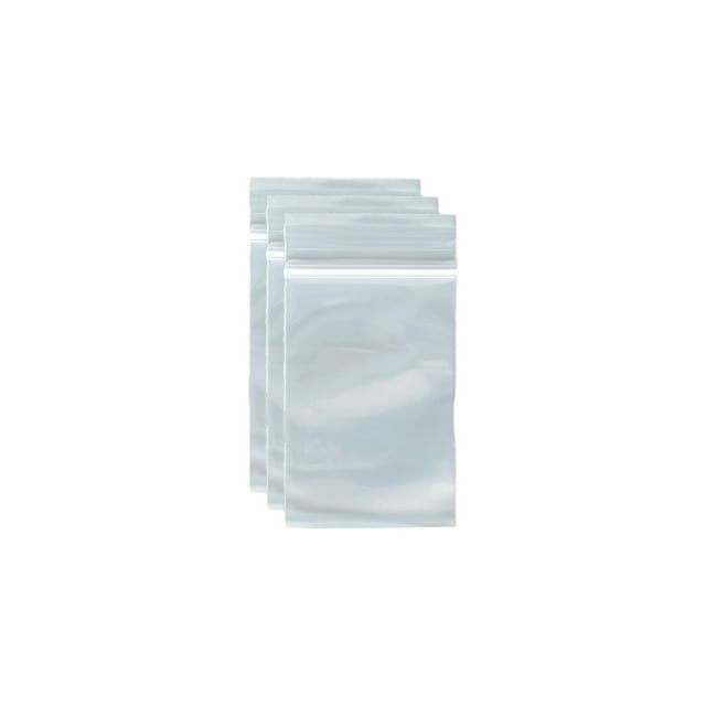 MRMX 100pcs Self Locking 2" x 3" Plastic Bags 2mm Thick All Purpose ...