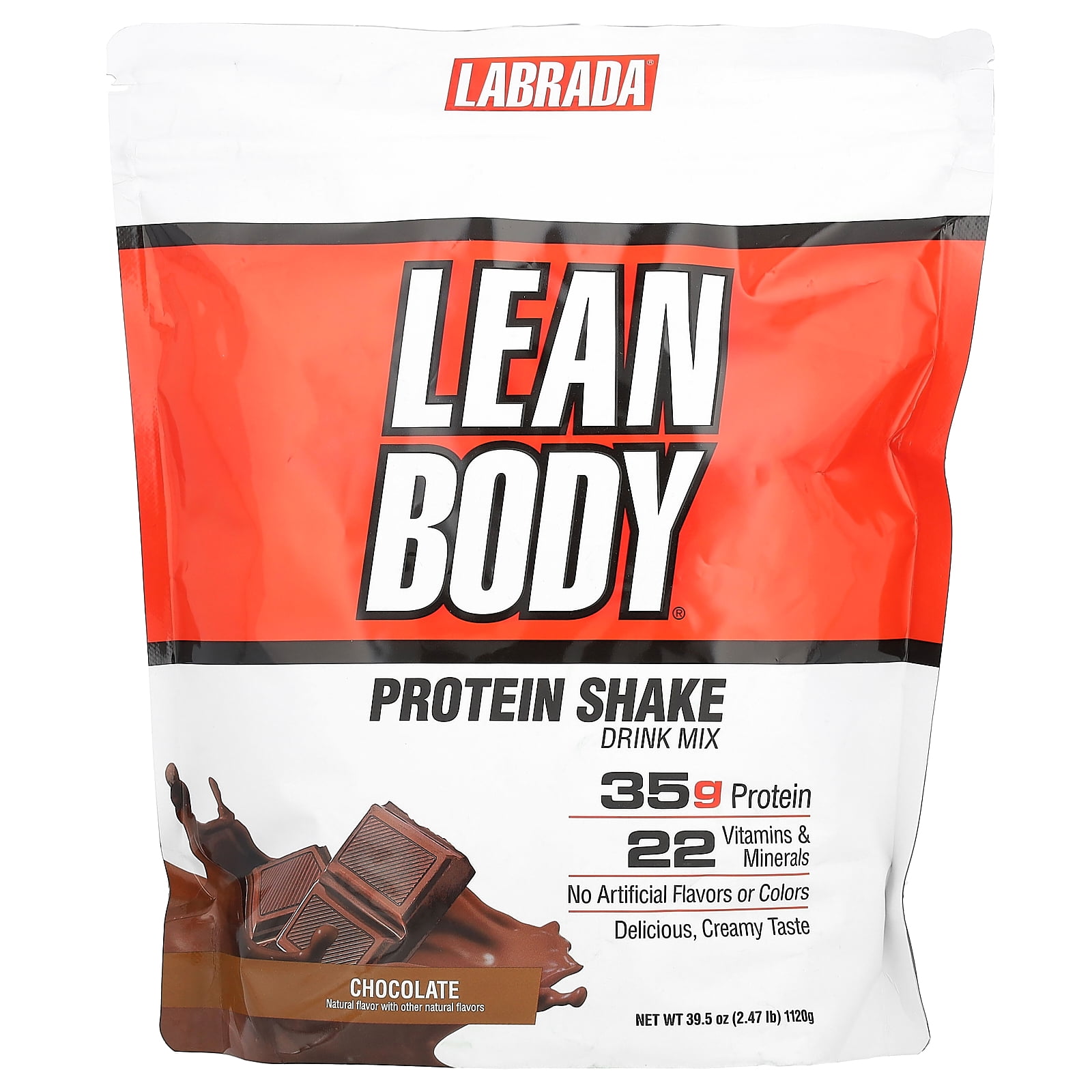 Lean Body MRP Chocolate Protein Powder, 35g, 2.47 Lb Tub - Walmart.com