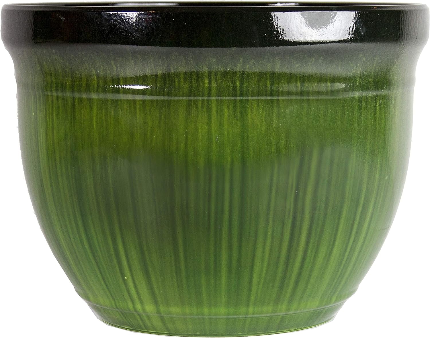 Large Round Planter - Modern Indoor & Outdoor Decorative Flower Pot/Box ...