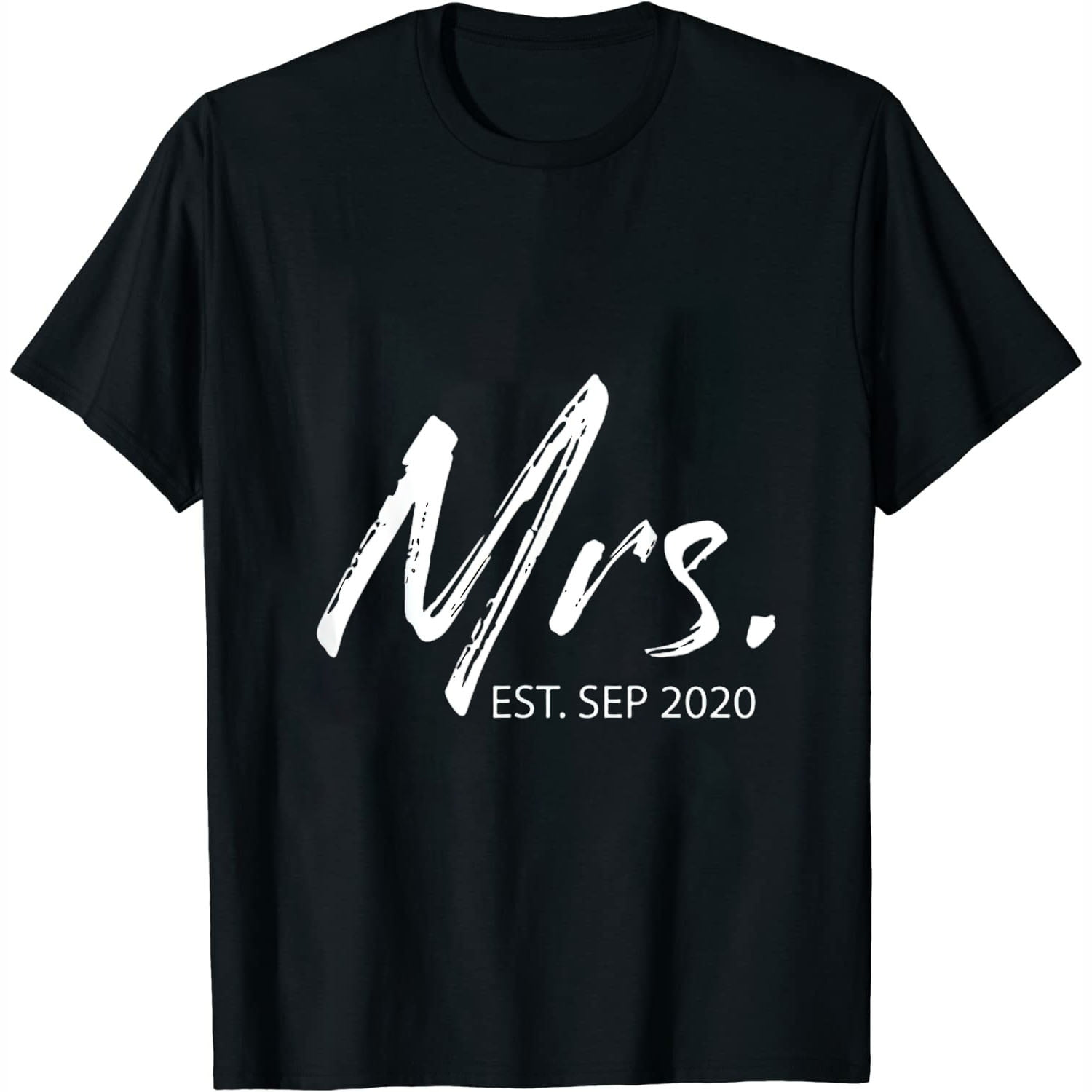 MRS EST Married September 2020 Matching MR Wedding Design Womens T ...