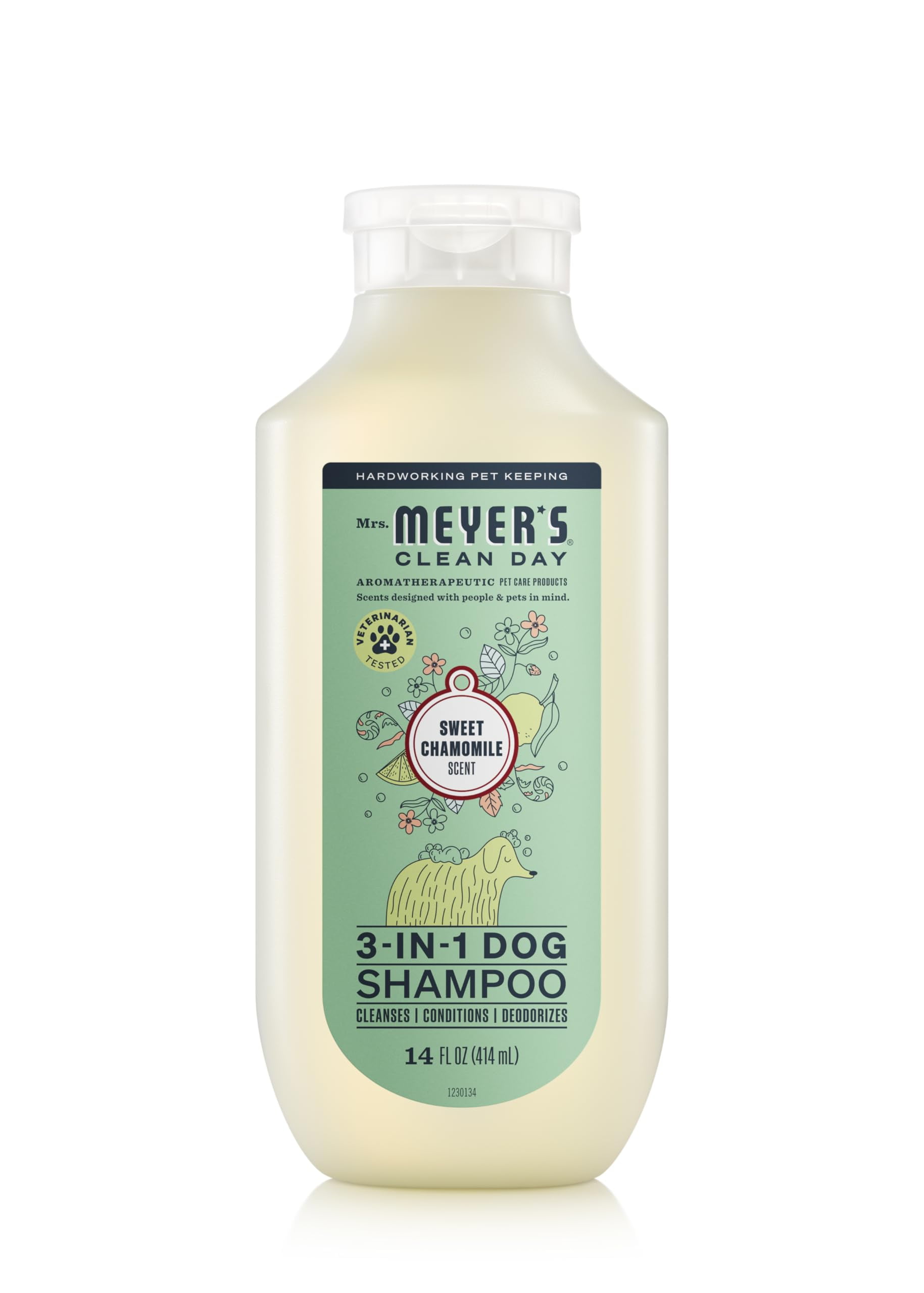 MRS. MEYER'S CLEAN DAY 3 in 1 Dog Shampoo, Sweet Chamomile Scent, 14oz ...
