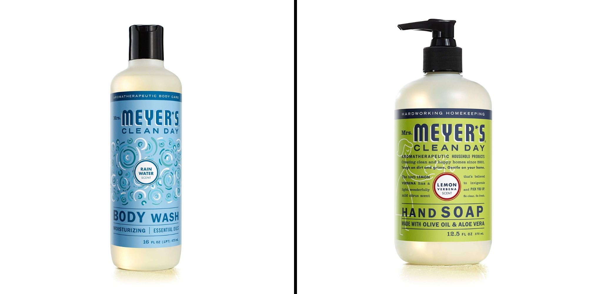 MRS. MEYER'S CLEAN DAY Hand Soap Lemon Verbena, 12.5 oz & MRS. MEYER'S ...