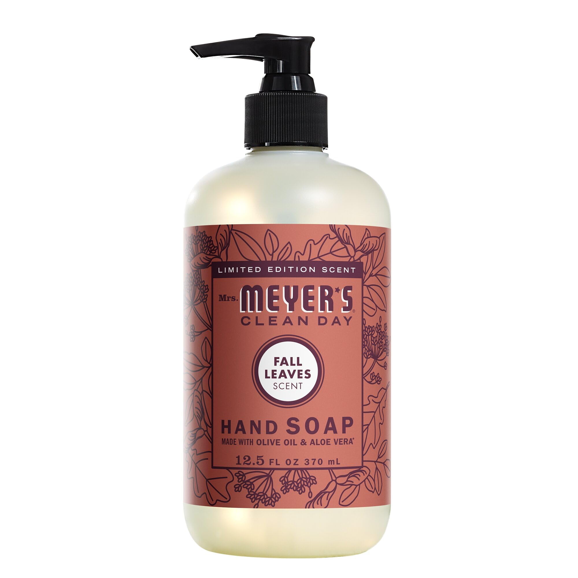 MRS. MEYER'S CLEAN DAY Liquid Hand Soap, Fall Leaves Scent, 12.5 fl oz ...