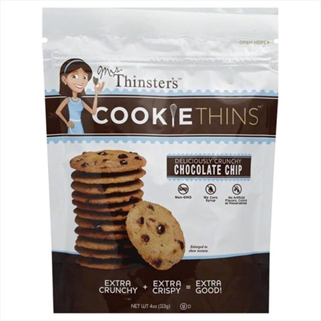 MRS THINSTERS COOKIE THIN CHOC CHIP-4 OZ -Pack of 12 - Walmart.com