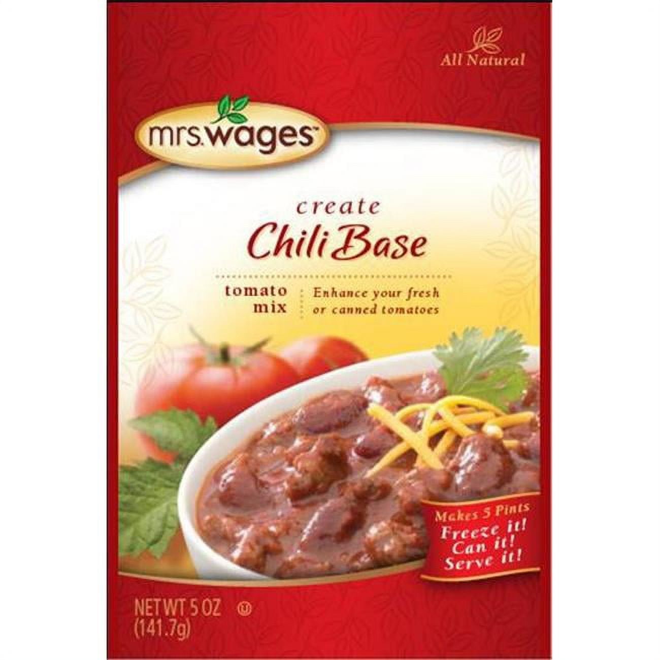 MRS. WAGES CHILI BASE TOMATO MIX - Walmart.com