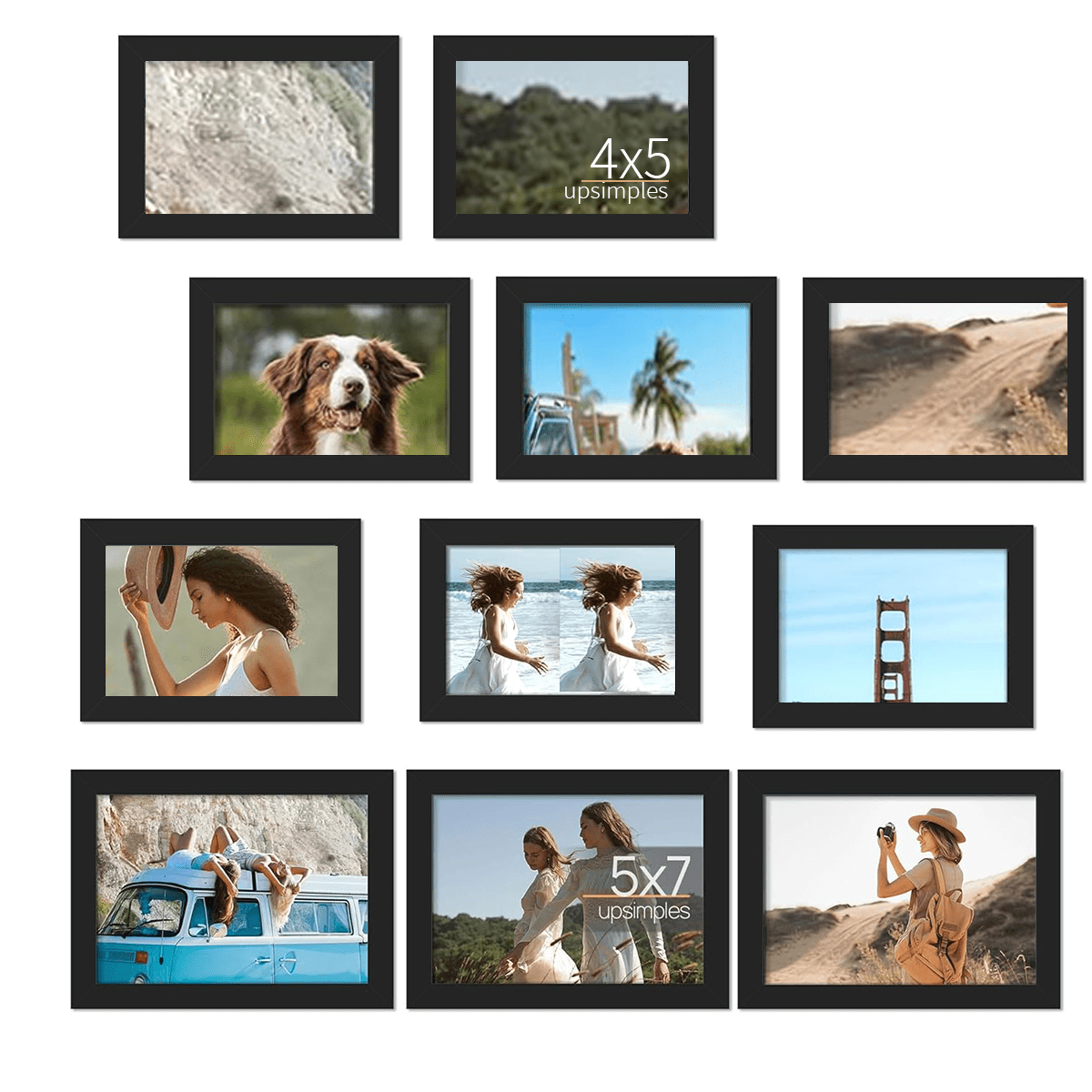 MRSXXNTY 11 Pack Picture Frames Collage Wall Decor for Mounting or ...