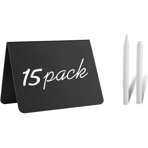 Vacemry Mini Chalkboard Sign, Double Sided Erasable Mini Chalkboard ...