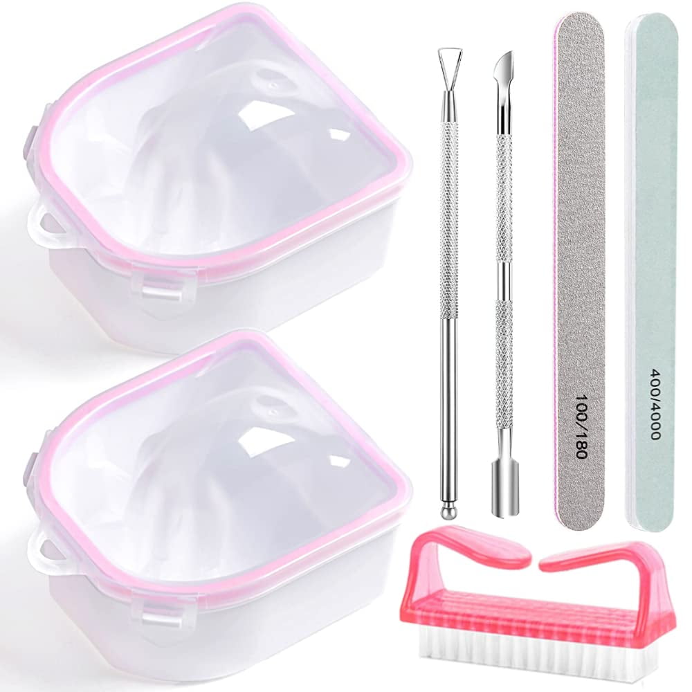 MRSXXNTY Nail Soaking Bowl, Gel Nail Polish Remover Kit, Manicure Bowl ...