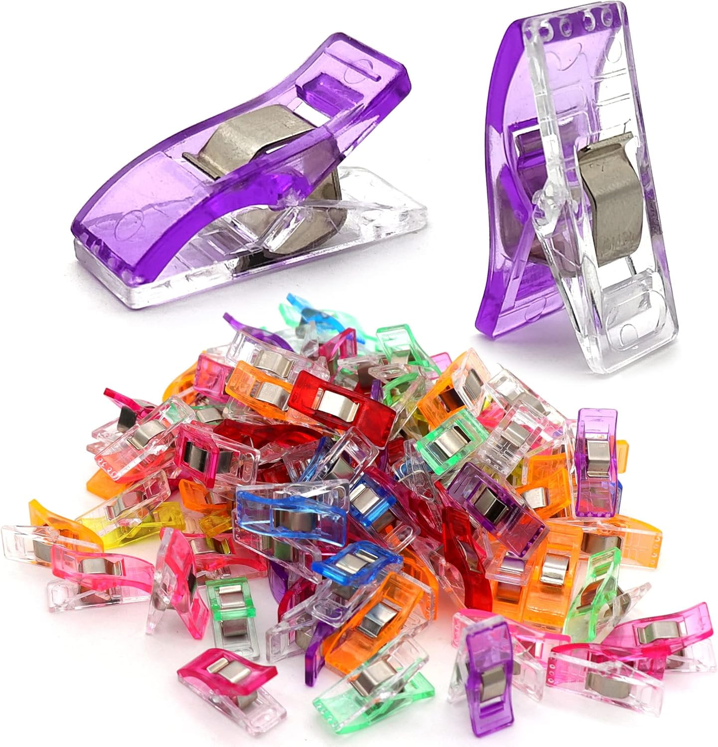 MRSXXNTY Premium Plastic Clips, 300 Pcs with Box, Sewing Notions for ...