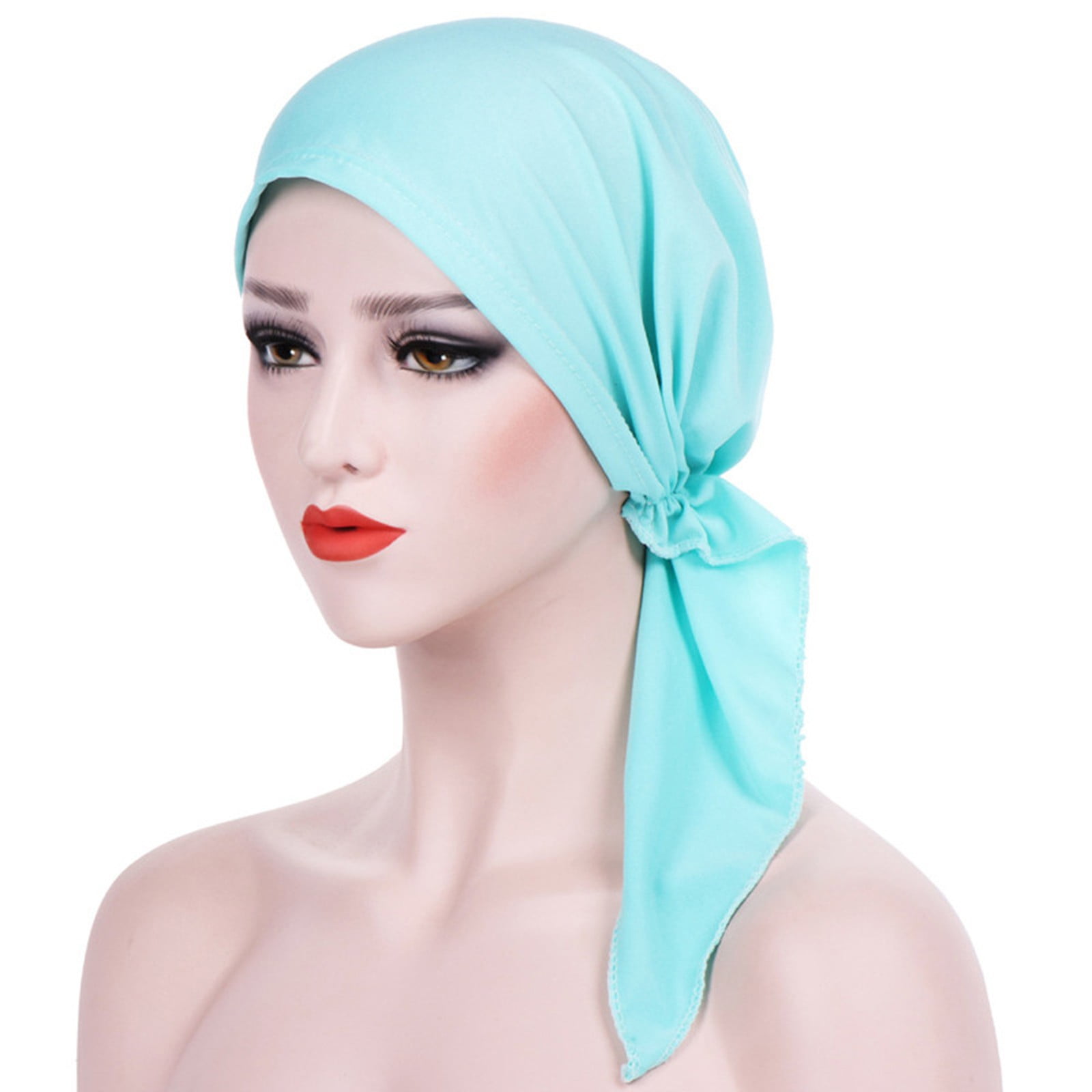 MRULIC baseball cap Turban Cap Wrap Hat Muslim Cap Hair Women Scarf ...