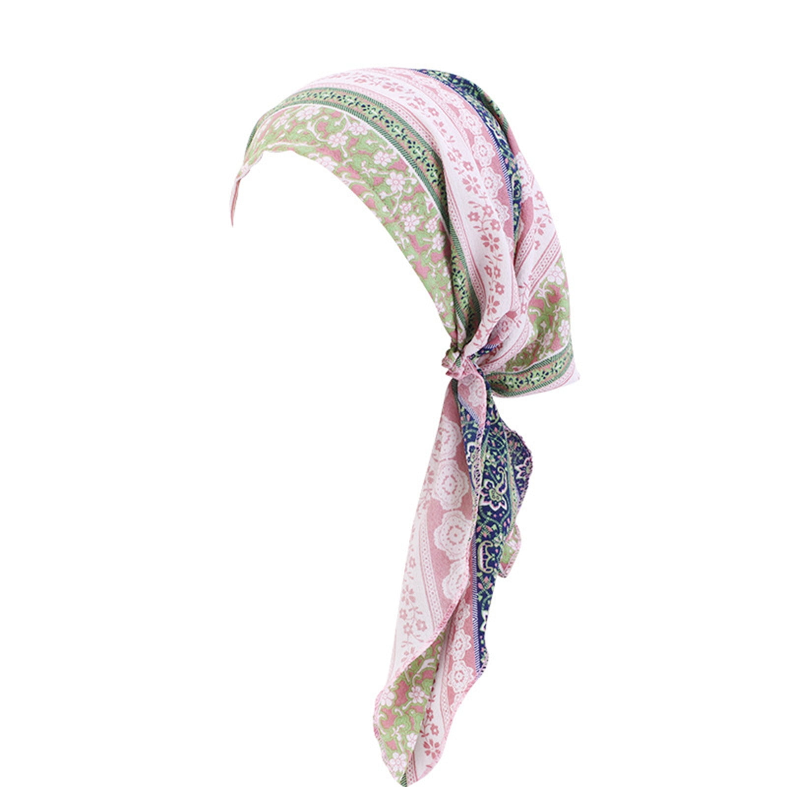 MRULIC headbands for women Womens Summer Printing Drape Headscarf Cap ...