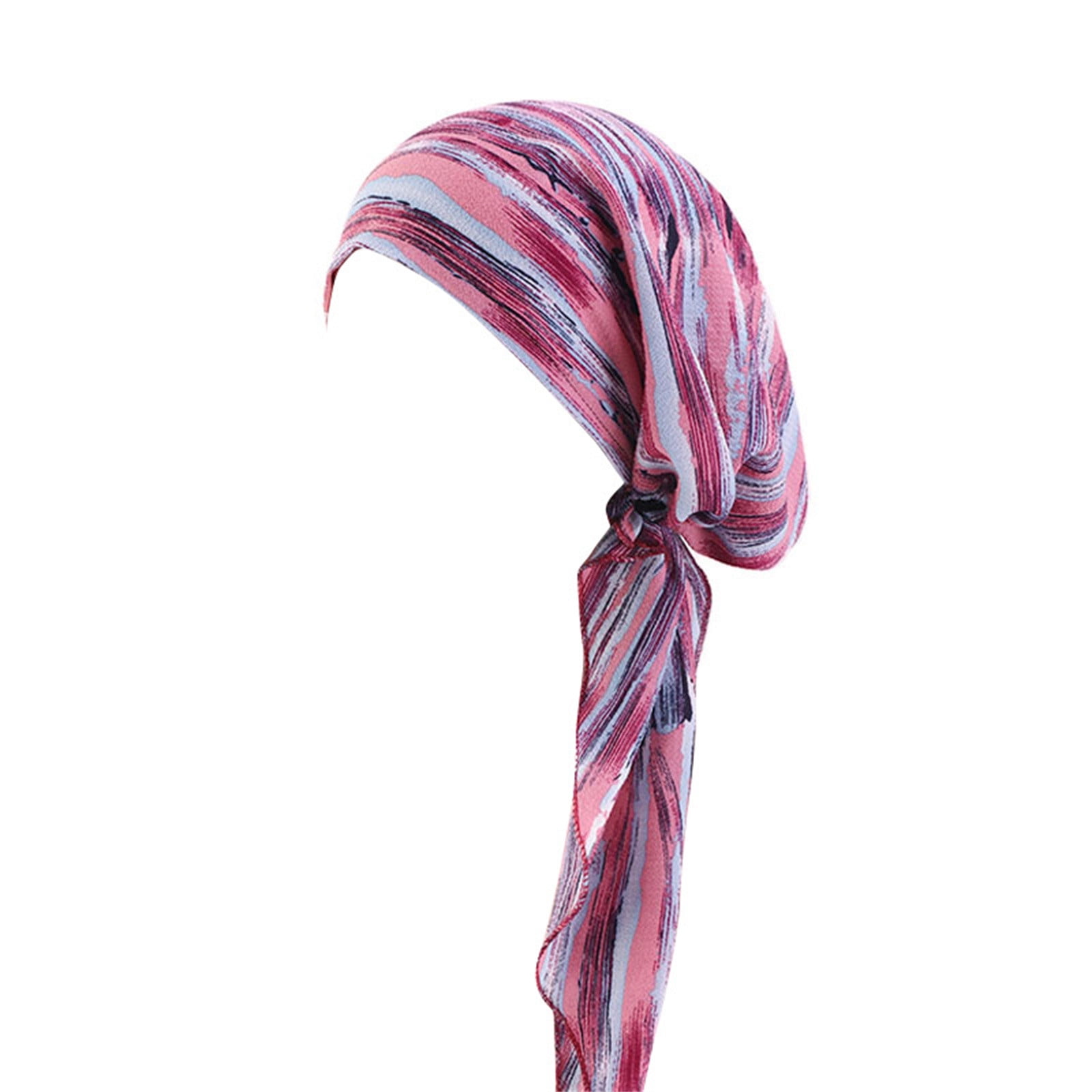 MRULIC headbands for women Womens Summer Printing Drape Headscarf Cap ...