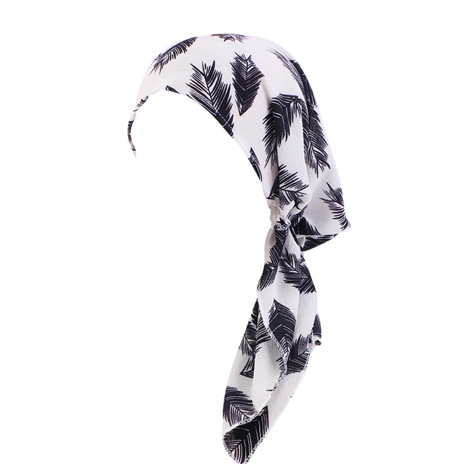 MRULIC headbands for women Womens Summer Printing Drape Headscarf Cap ...