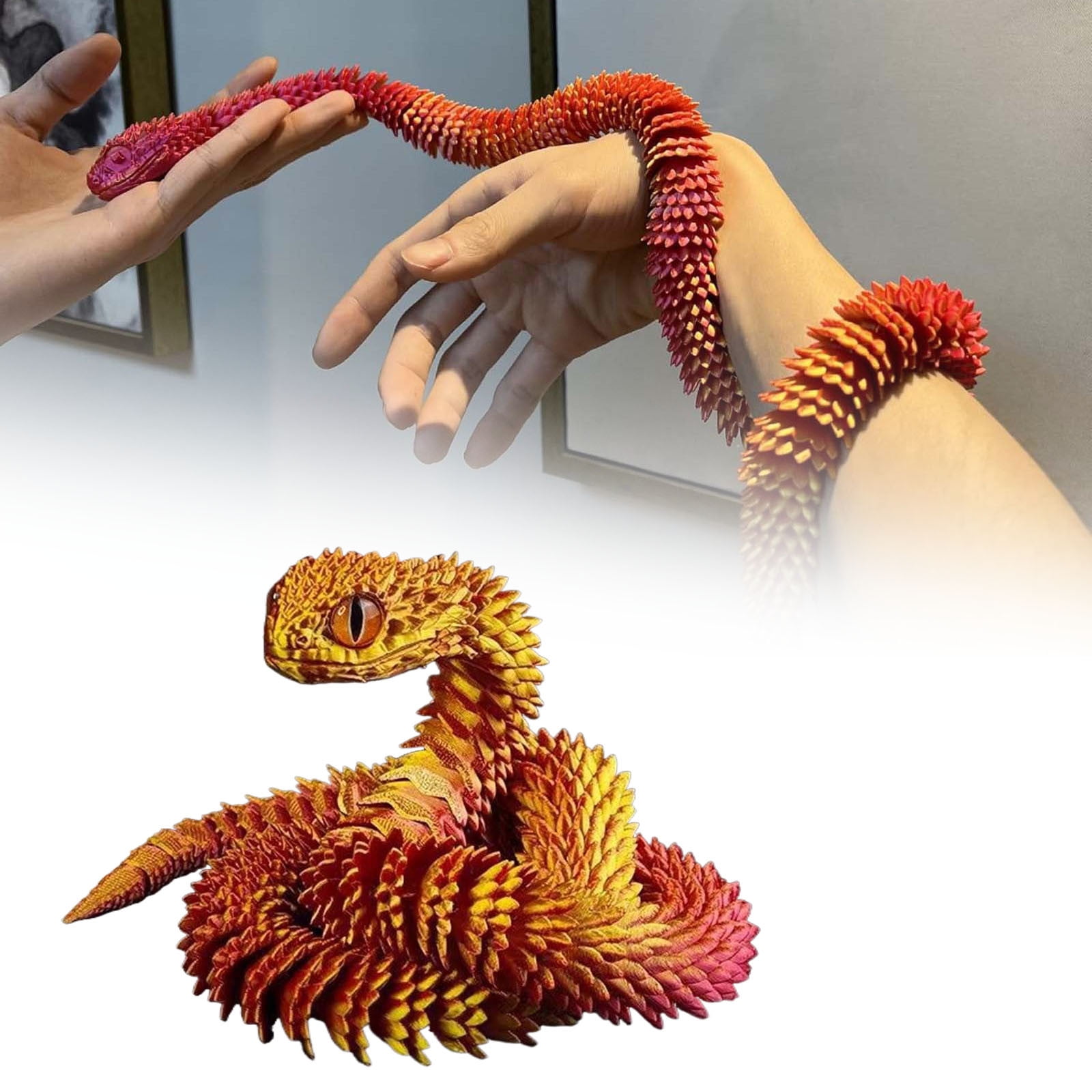 MRWJ 3D Printed Articulated Flexible Toy 3D Printed Animals Exquisite ...