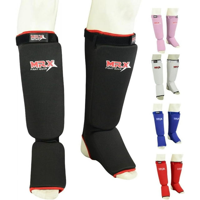 MRX BOXING & FITNESS Muay Thai Shin Guards Kick Boxing Leg & Foot ...