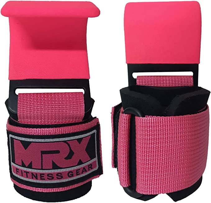MRX Power Weight Lifting Hooks Wrist Straps Support GYM Bodybuilding ...