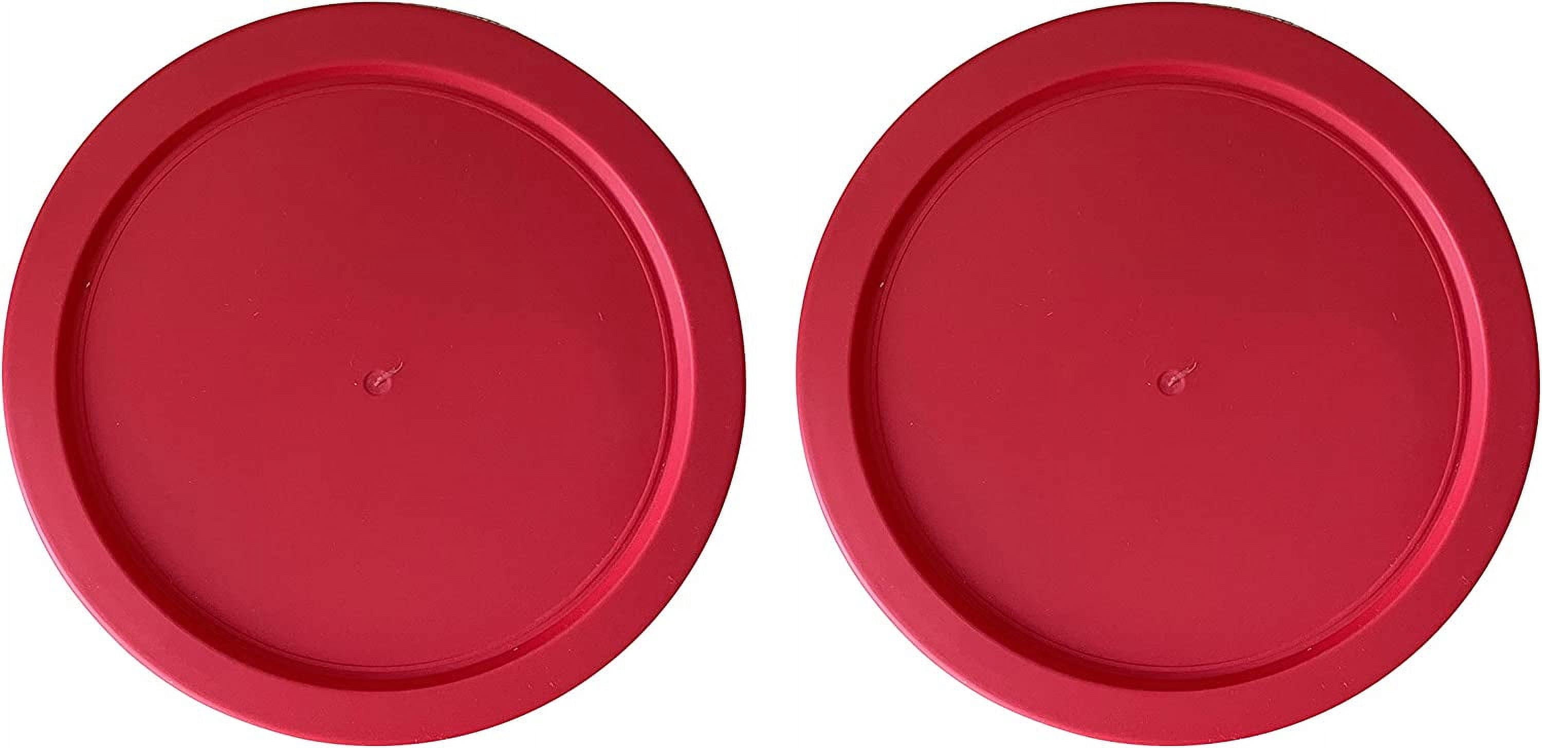 MRX Solutions 7402-PC Red Replacement Cup Lids for Pyrex (2 Pack ...