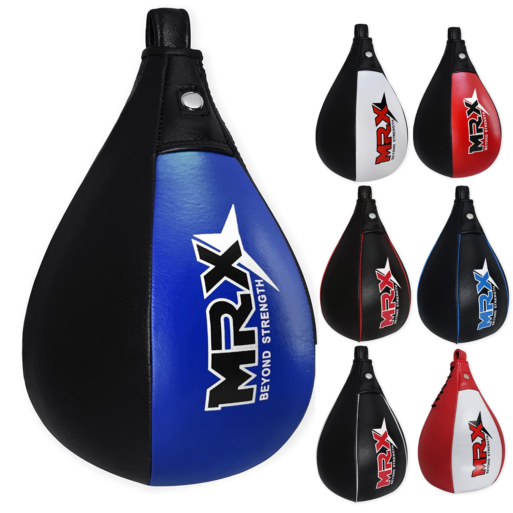 MRX Speed Punching Bags Genuine Leather MMA Training Speed Bag Muay ...