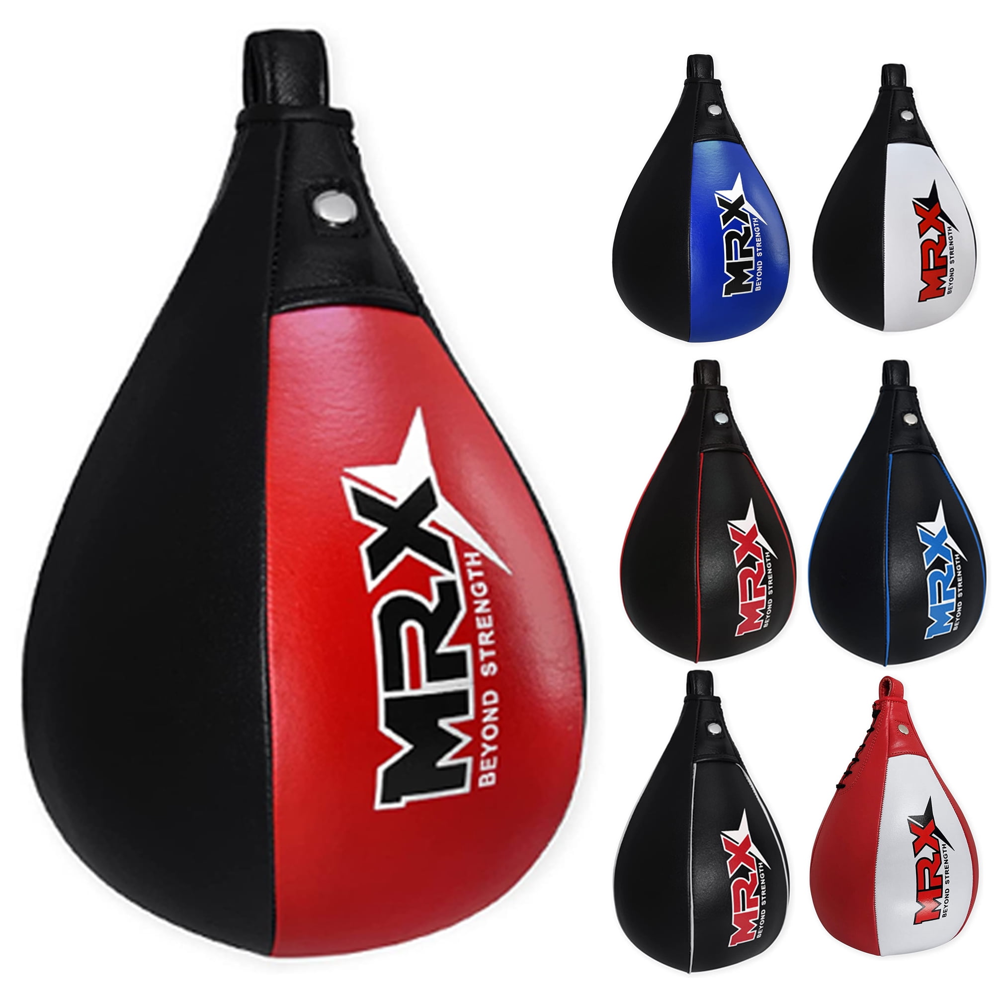 MRX Speed Punching Bags Genuine Leather MMA Training Speed Bag Muay ...