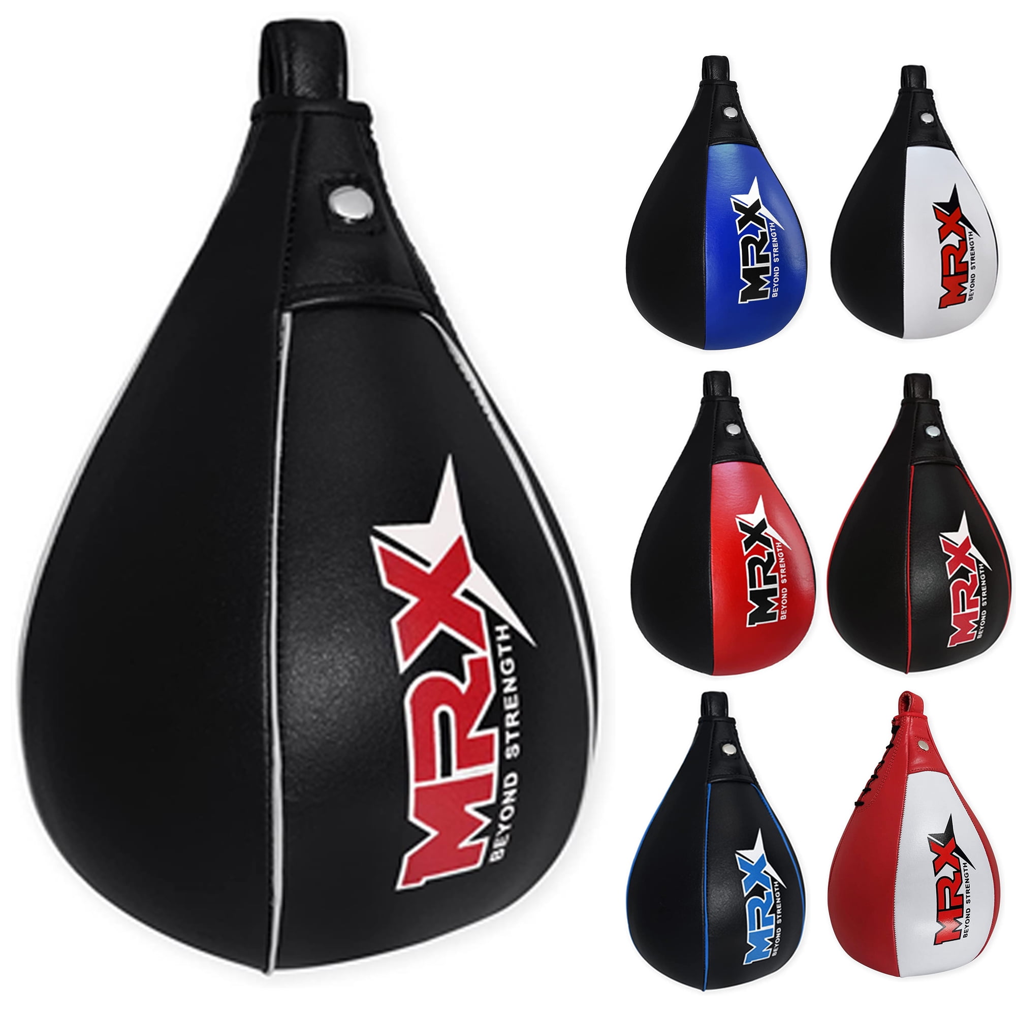 MRX Speed Punching Bags Genuine Leather MMA Training Speed Bag Muay ...