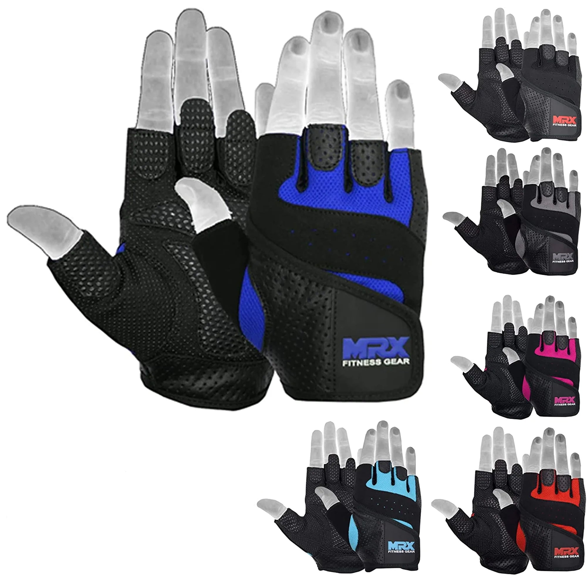 MRX Weight Lifting Gloves Pro Series Gym Fitness Workout Bodybuilding ...
