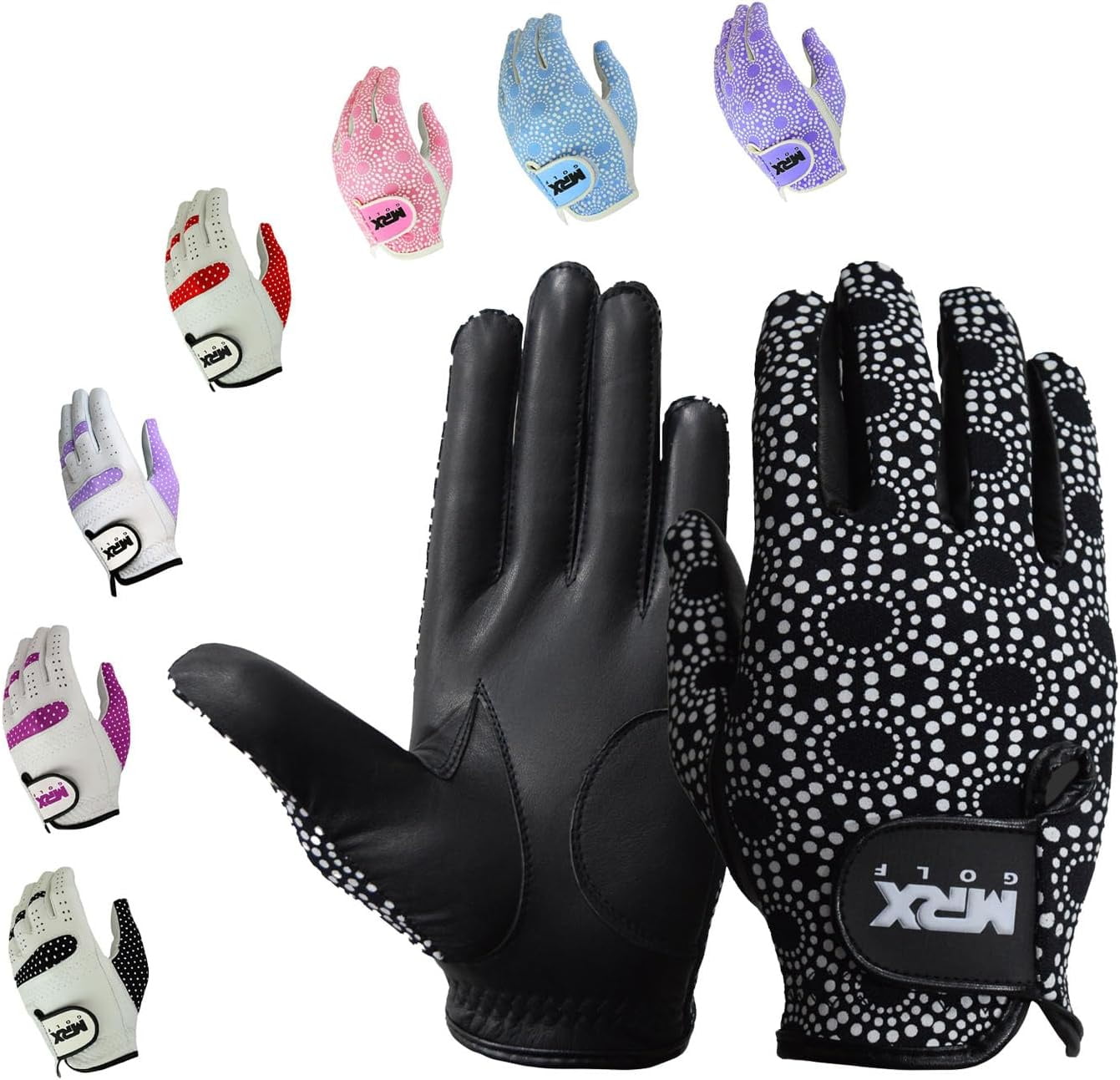 MRX Women's Left Hand Golf Gloves Cabretta Leather Black XL - Walmart.com