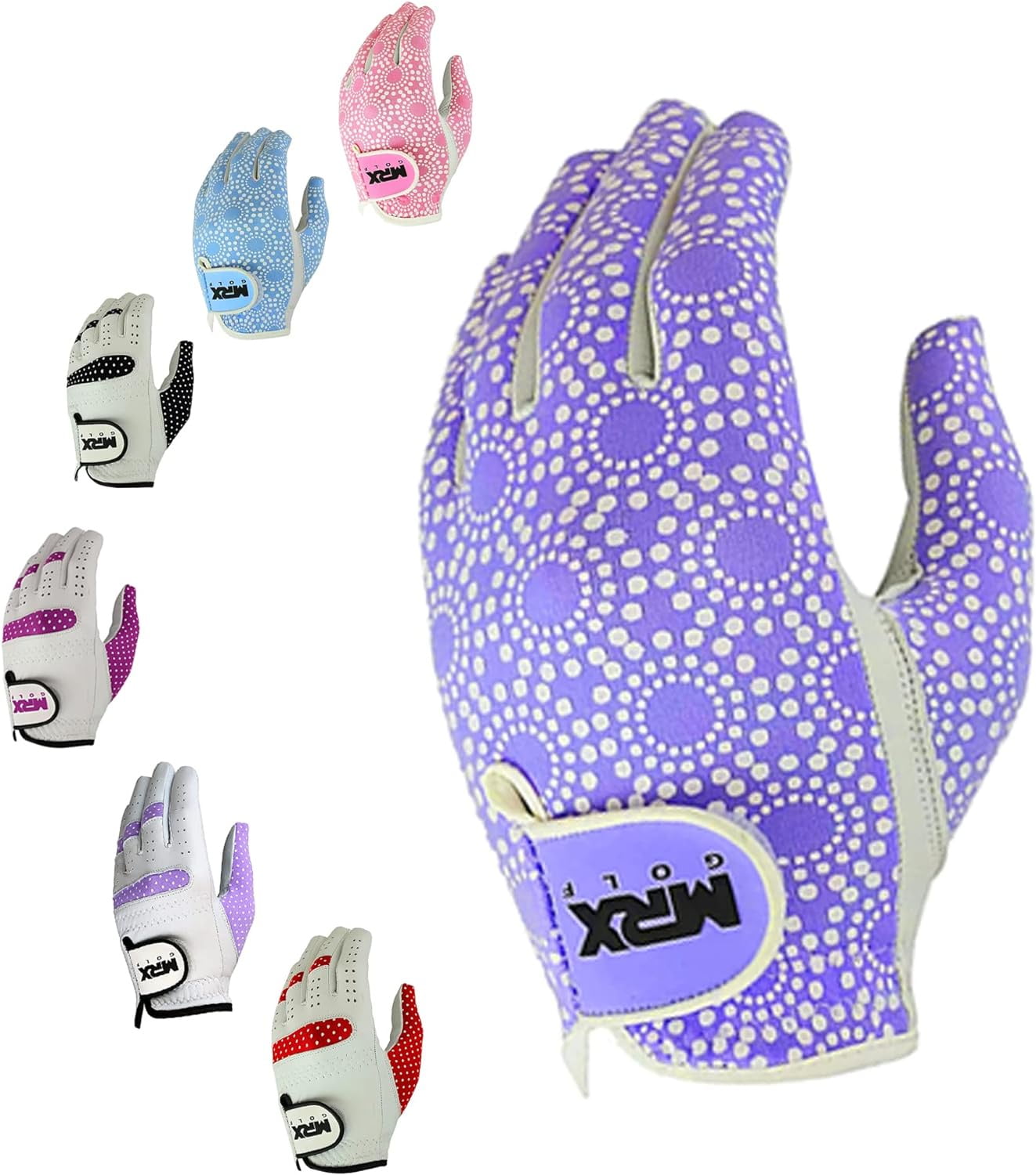 MRX Women's Right Hand Golf Gloves Cabretta Leather Purple S - Walmart.com