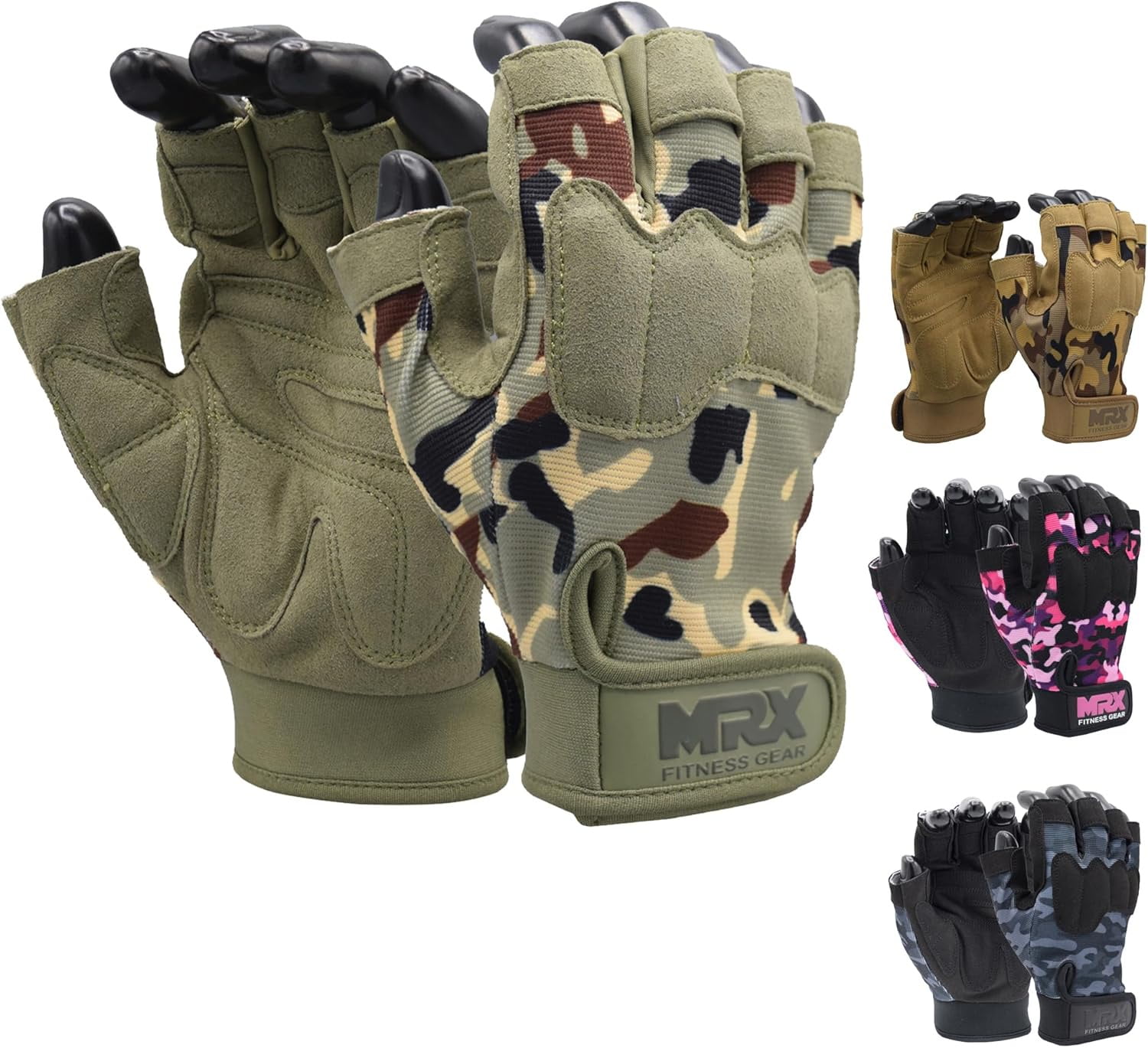 MRX Workout Gloves for Men and Women – Breathable, Snug-Fit Exercise ...