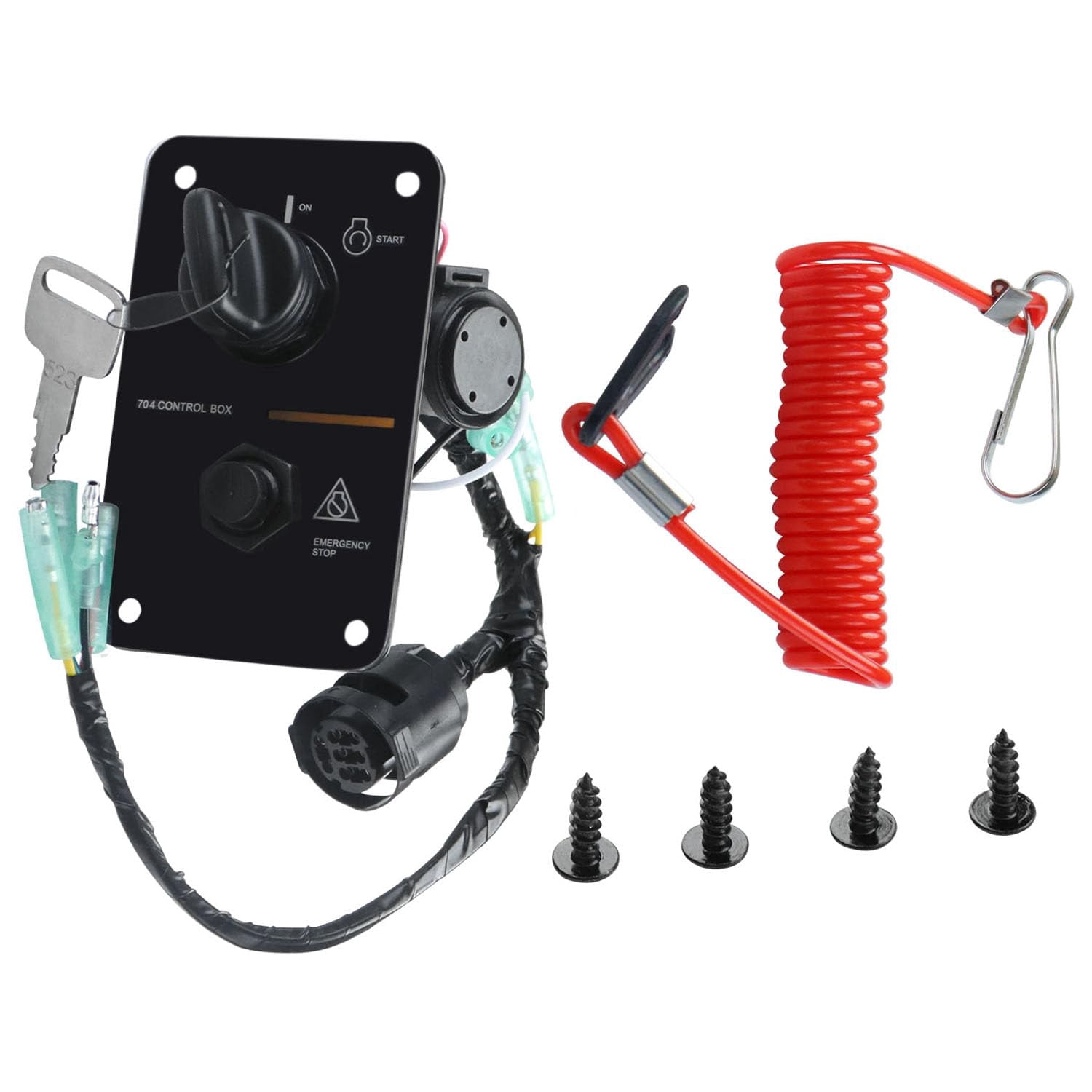 MRY Main Switch Panel, Single Engine Key Switch Panel Assembly On-Off ...