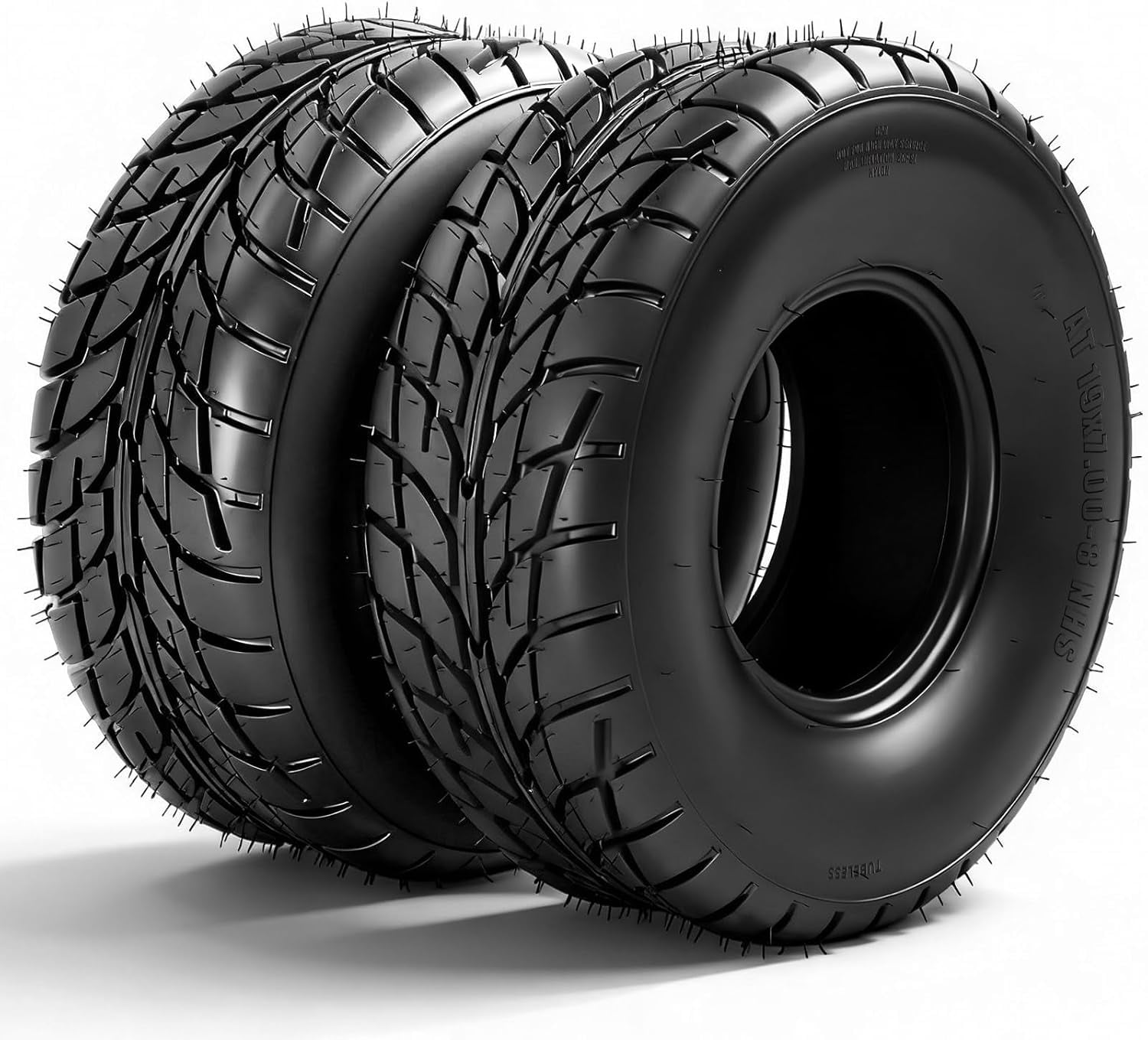 MRY Set of 2 19x7-8 ATV UTV Tires, 19x7x8 Mini Bike Street Tires, 6PR ...