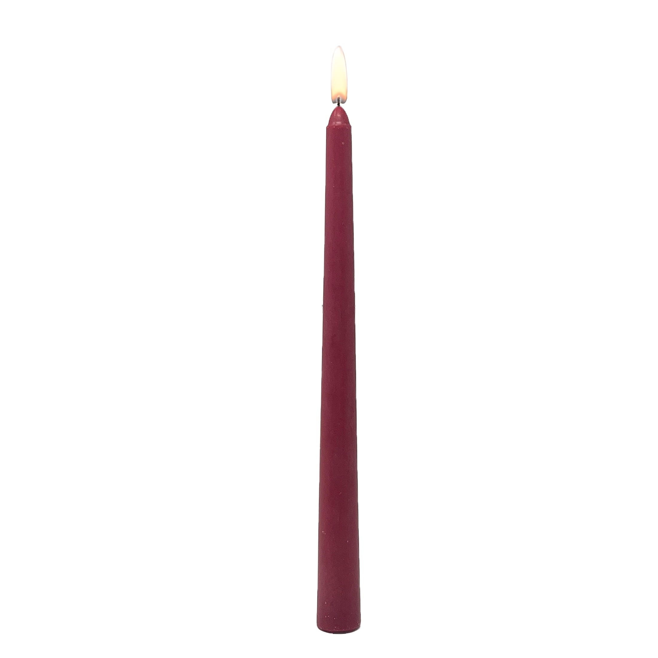 Mainstays Unscented Red Taper Candle 10 inches for Home Decor Weddings ...