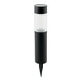 Mainstays Solar Powered Black LED Landscape Bollard Path Light, 10 ...