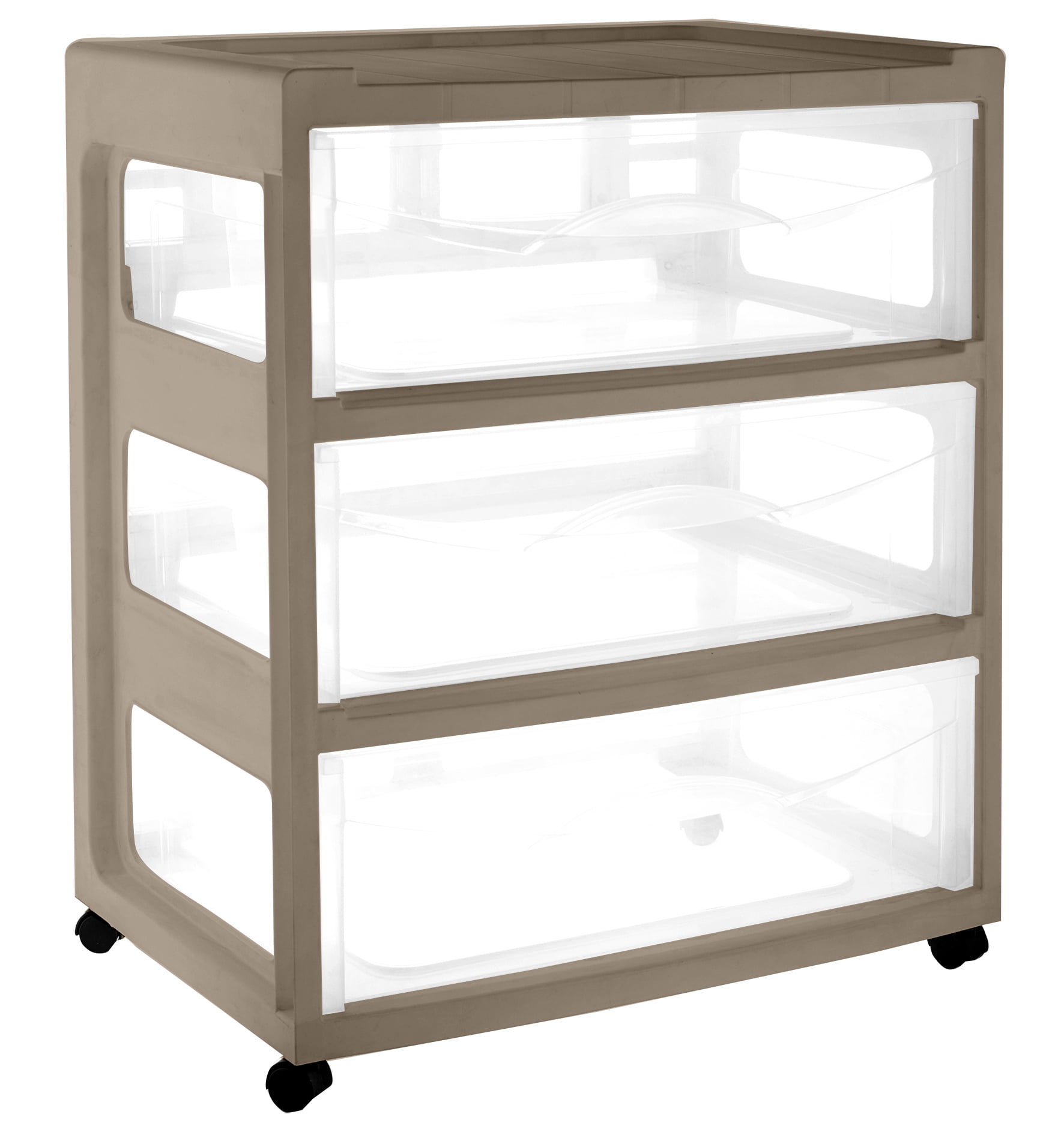 Customer reviews for MS 3 Drawer Wide Cart, Washed Stone | Walmart.com