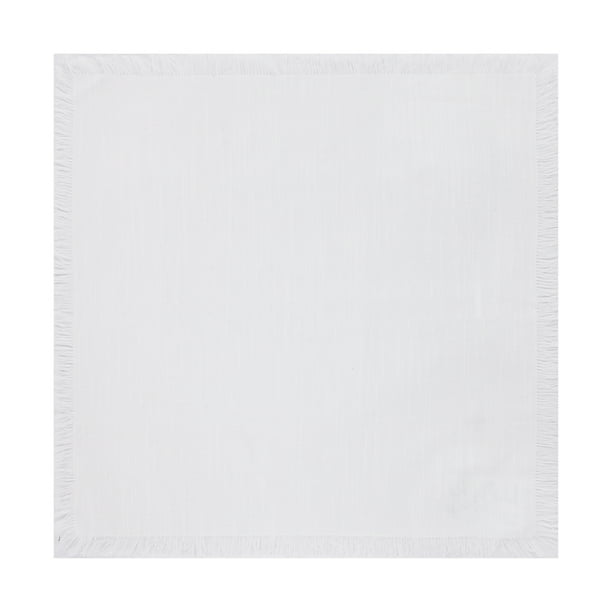 MS 4PK WHITE NAPKINS - 18" x 18" - 100% Cotton - Walmart Business Supplies