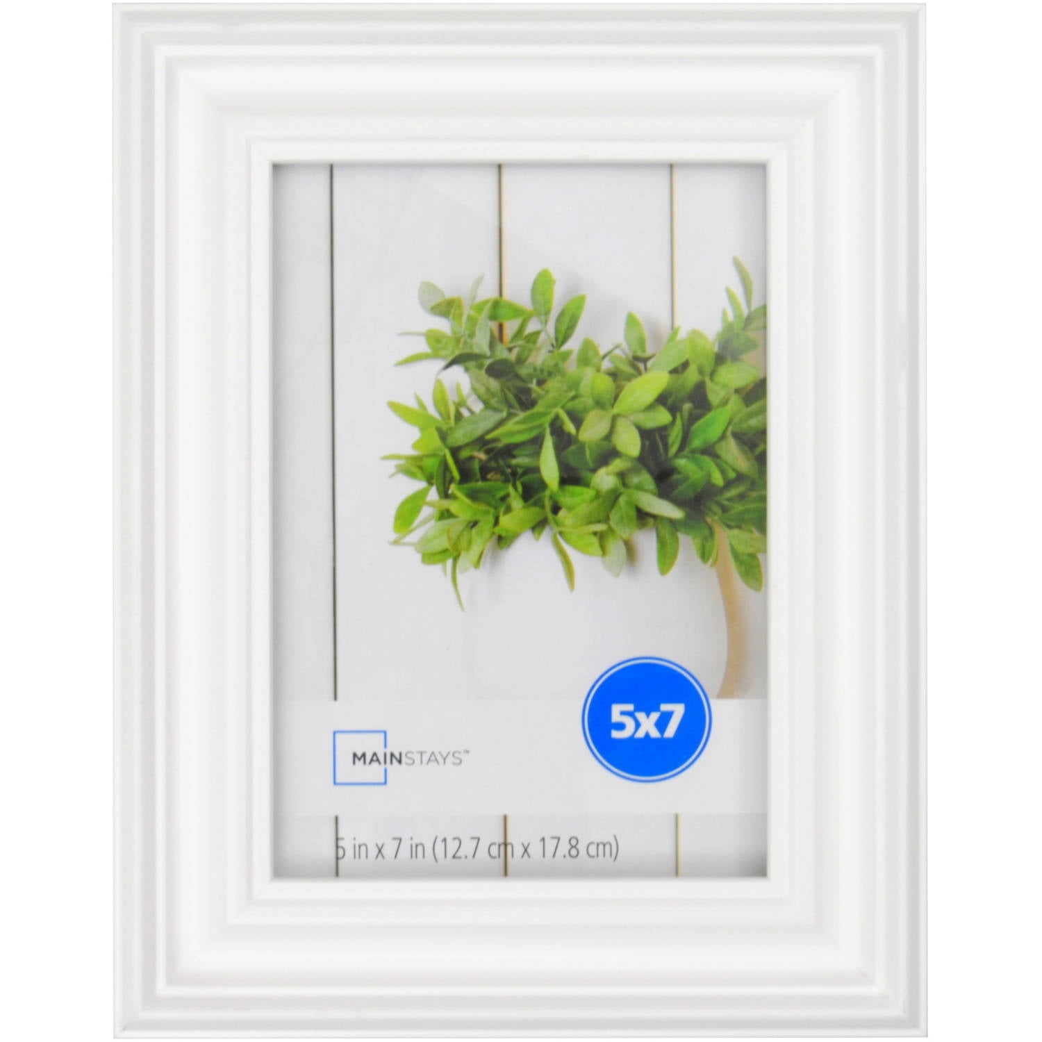 MS 5X7 Traditional White Picture Frame - Walmart.com