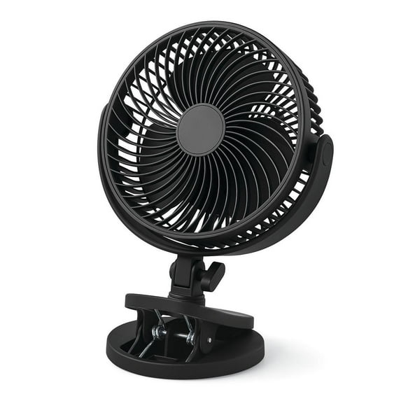 Mainstays 6 inch Personal Desktop or Clip 2-in-1 Fan, Black - Walmart.com