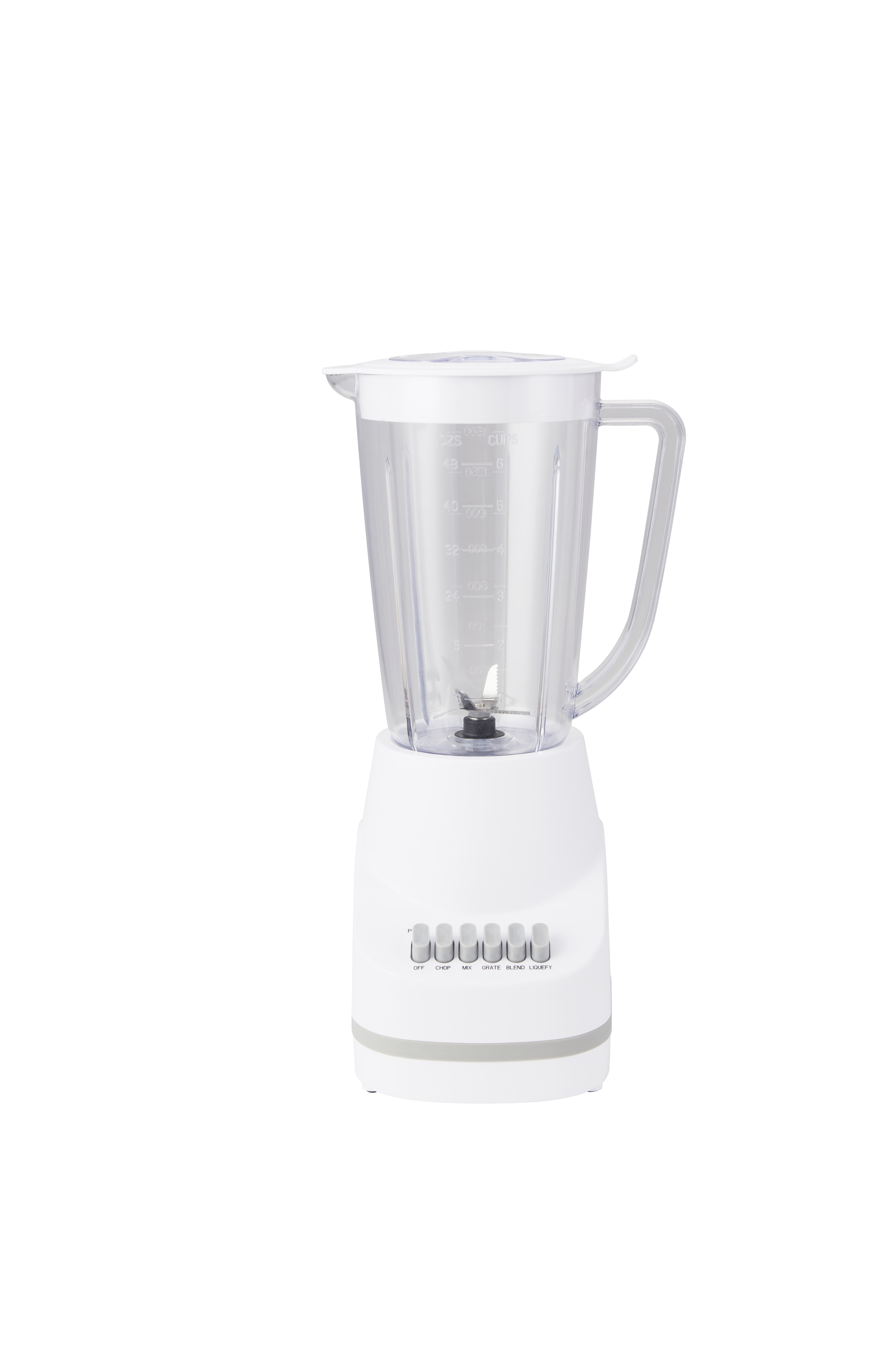 Mainstays 500 W 48 oz Jar 6-Speed Blender, White - Walmart.com